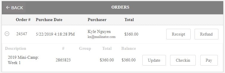 Super-Fast Digital Checkin for Summer Programs